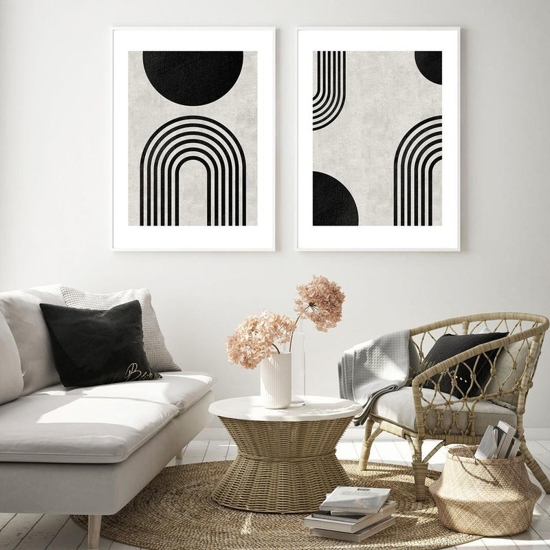 Monochromatic Art Print Collection - Nomadic Fabrics